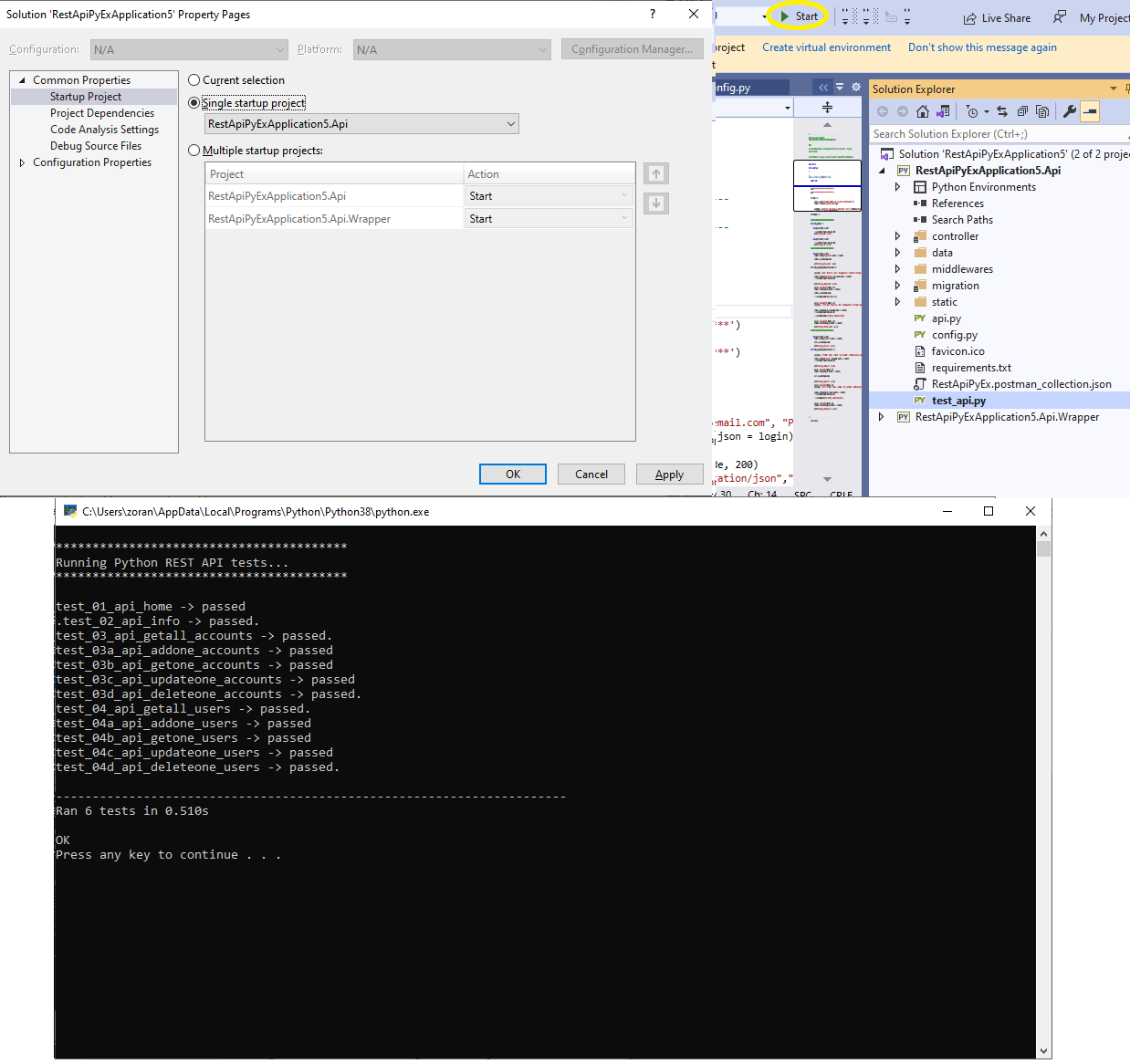 Anasoft Inc Apincorepywr Vs2017 Extension Template For Python Api Wrapper Around Web Api Rest