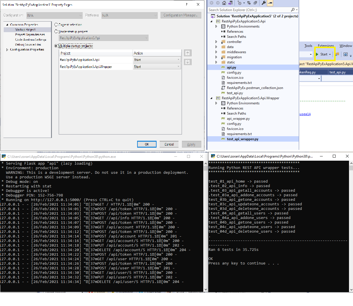Anasoft Inc Apincorepywr Vs2017 Extension Template For Python Api Wrapper Around Web Api Rest